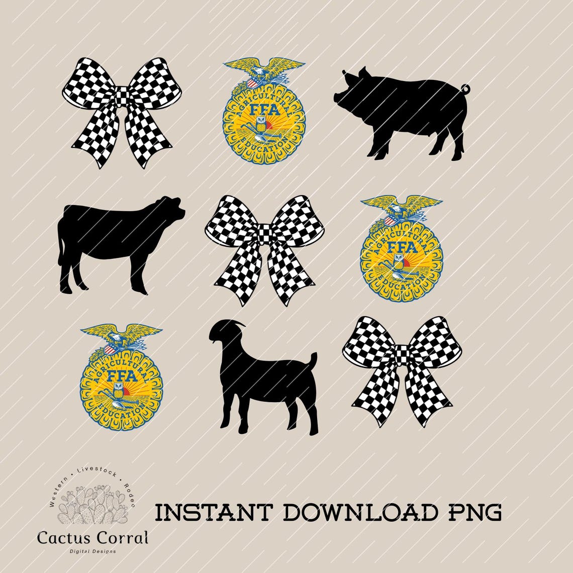 Bows & FFA PNG File: Future Farmers of America, Sublimation (digital ...