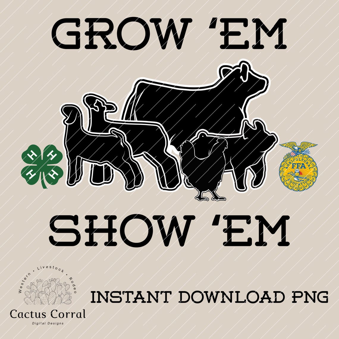 4-H & FFA PNG: Agriculture, FFA, 4-H Shirt Design - Etsy