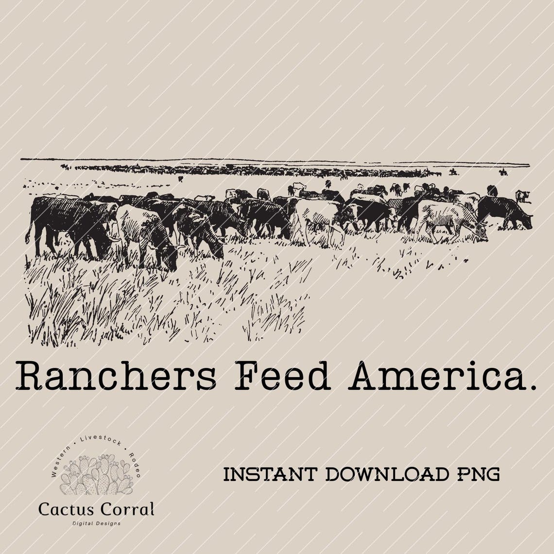 Ranchers Feed America. PNG: Livestock & Agriculture (digital Download ...