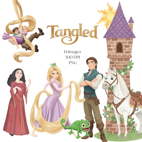 Rapunzel Background - Etsy UK