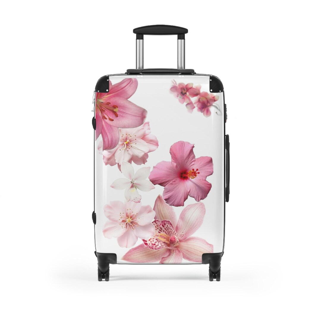 Flower-patterned Suitcase - Perfect Travel Bag for Adventure Lovers ...