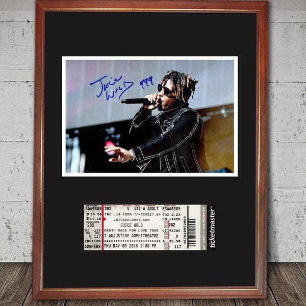Juice Wrld Signed Memorabilia - Etsy