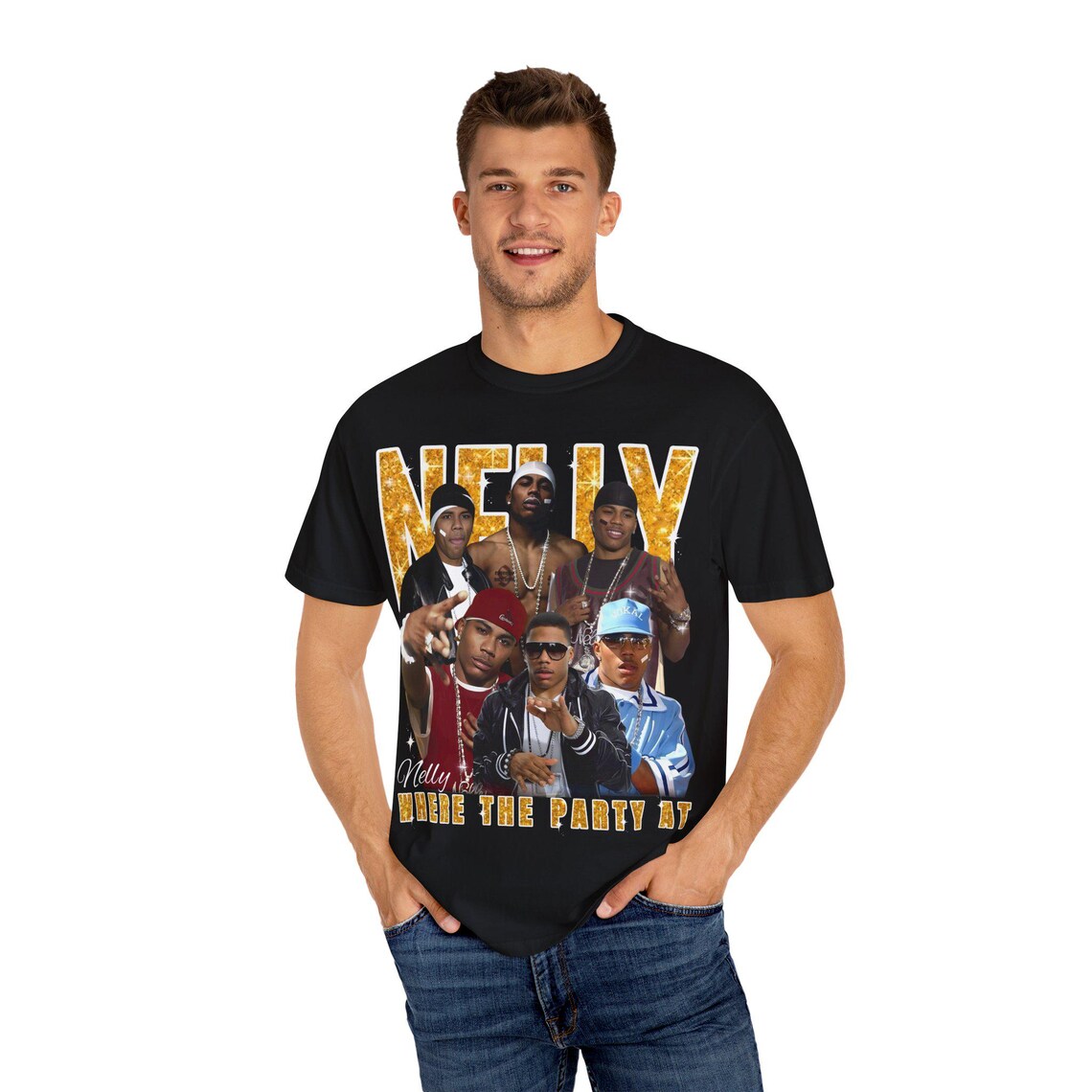 Nelly Rap PNG: Shirt Design Digital File (instant Download) - Etsy