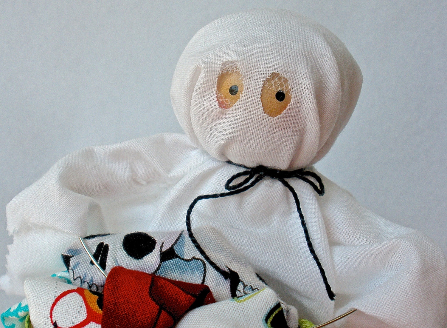 Ghost Art Doll Clothespin Doll Ghost Peg Doll Halloween - Etsy