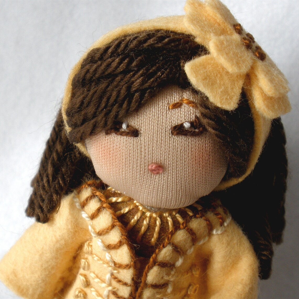 Soft Face Bendy Doll Fabric Head Bendable Art Doll Wire Doll | Etsy