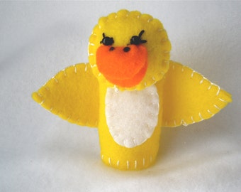 Duck Finger Puppet - Etsy