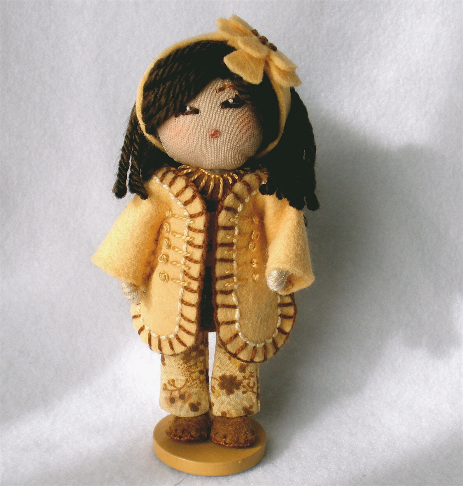 Soft Face Bendy Doll Fabric Head Bendable Art Doll Wire Doll | Etsy