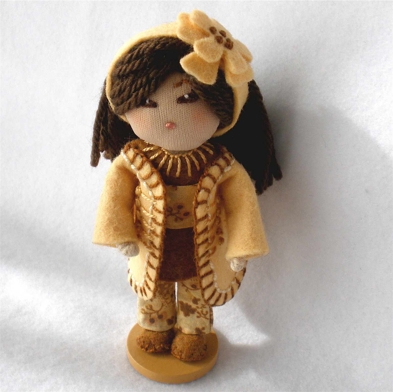 Soft Face Bendy Doll Fabric Head Bendable Art Doll Wire Doll | Etsy