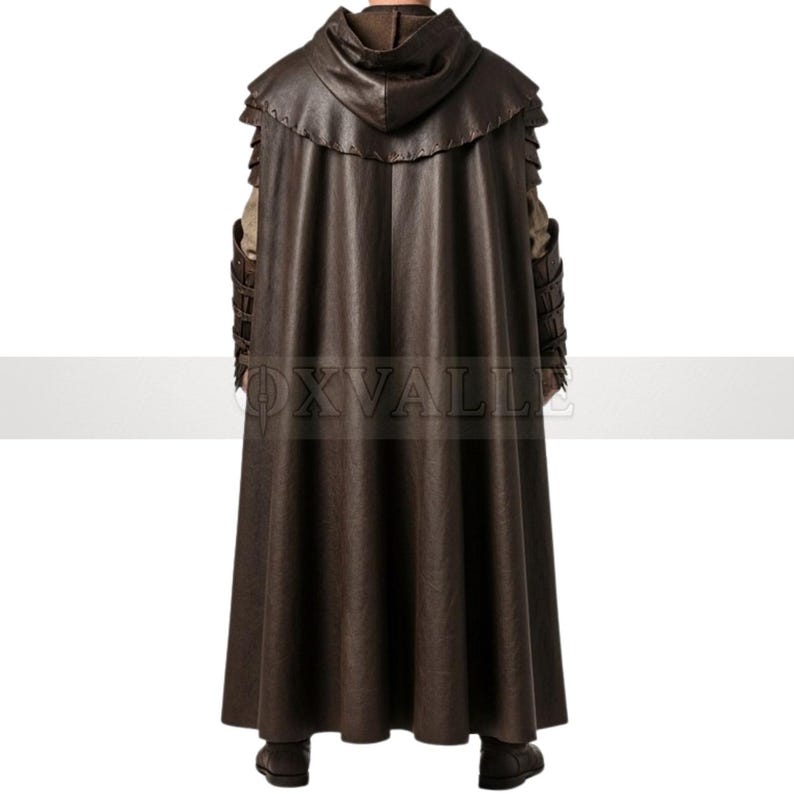 Handmade Leather Ranger Armor With Cloak: Medieval Warrior Costume - Etsy