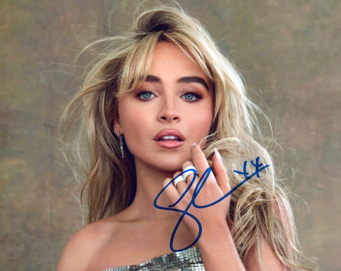 Sabrina Carpenter Hand-signed Original Authentic Autographed 8" X 10 ...