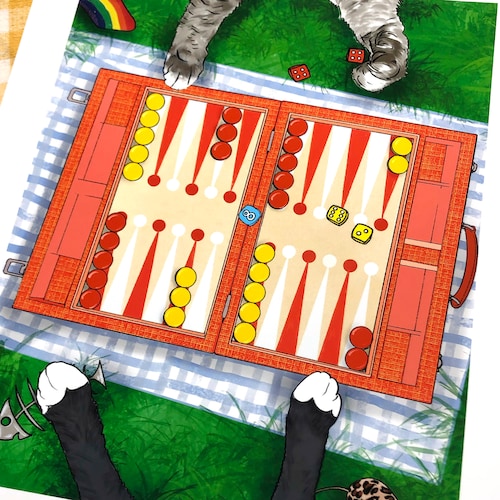 The Art of Backgammon Arab Arabic Lebanon Art Print - Etsy