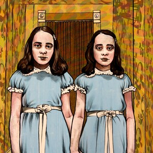 The Grady Sisters - the Twins - the Shining Art Print - Etsy