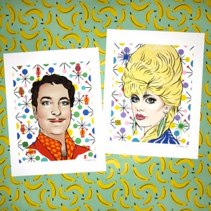 Kate Pierson of the B-52's Portrait Art Print - Etsy