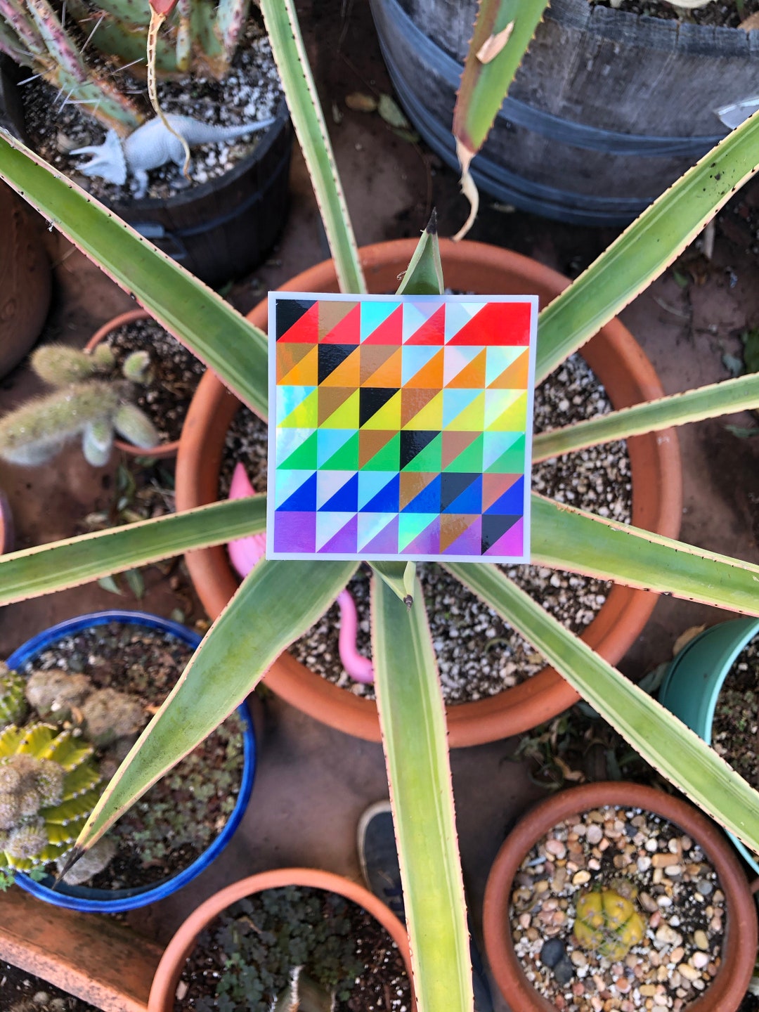 Woven Together© Square Hologram Sticker - Etsy