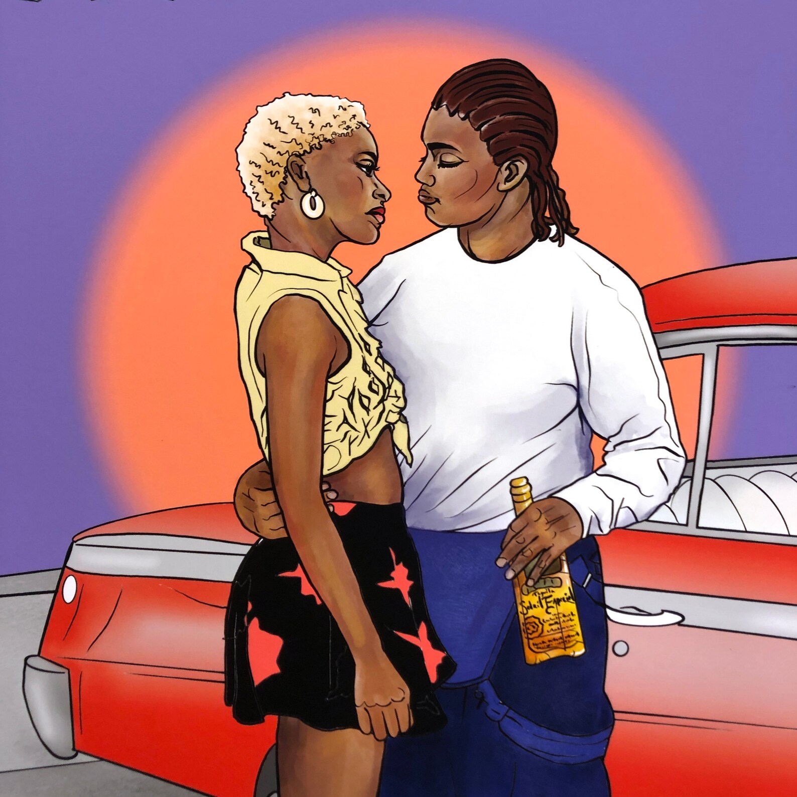 Cleo & Ursula : Set It off Art Print - Etsy UK