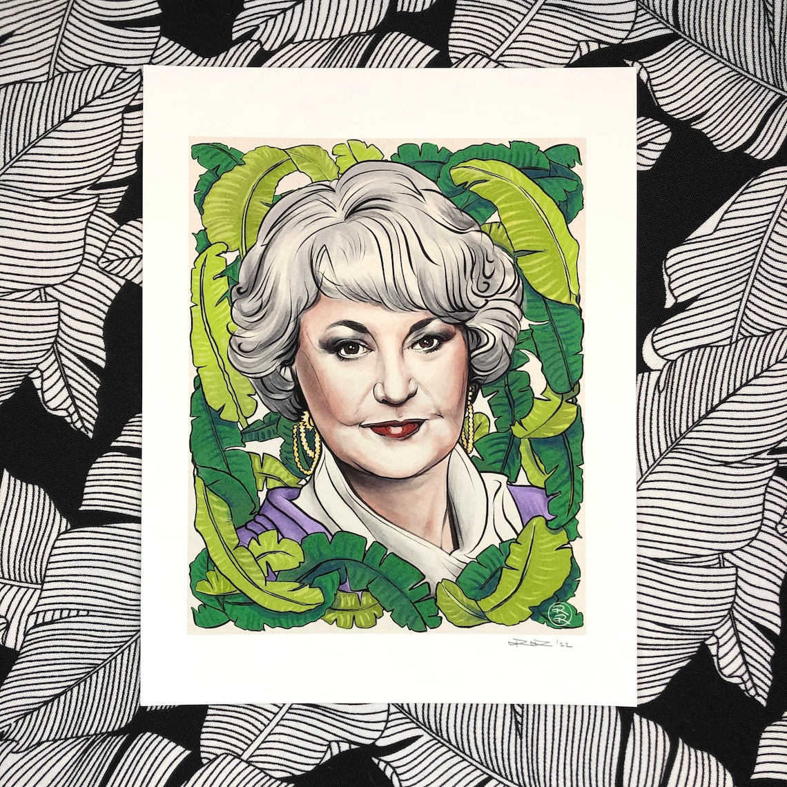 Bea Arthur Portrait Art Print - Etsy