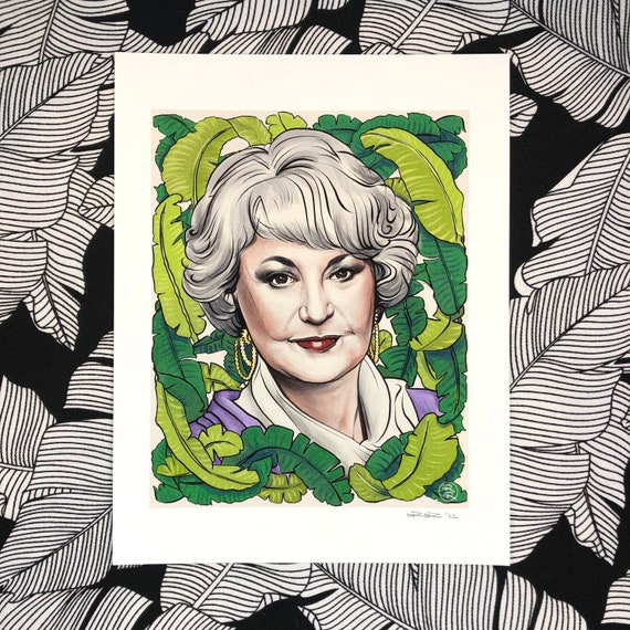 Bea Arthur Portrait Art Print | Etsy