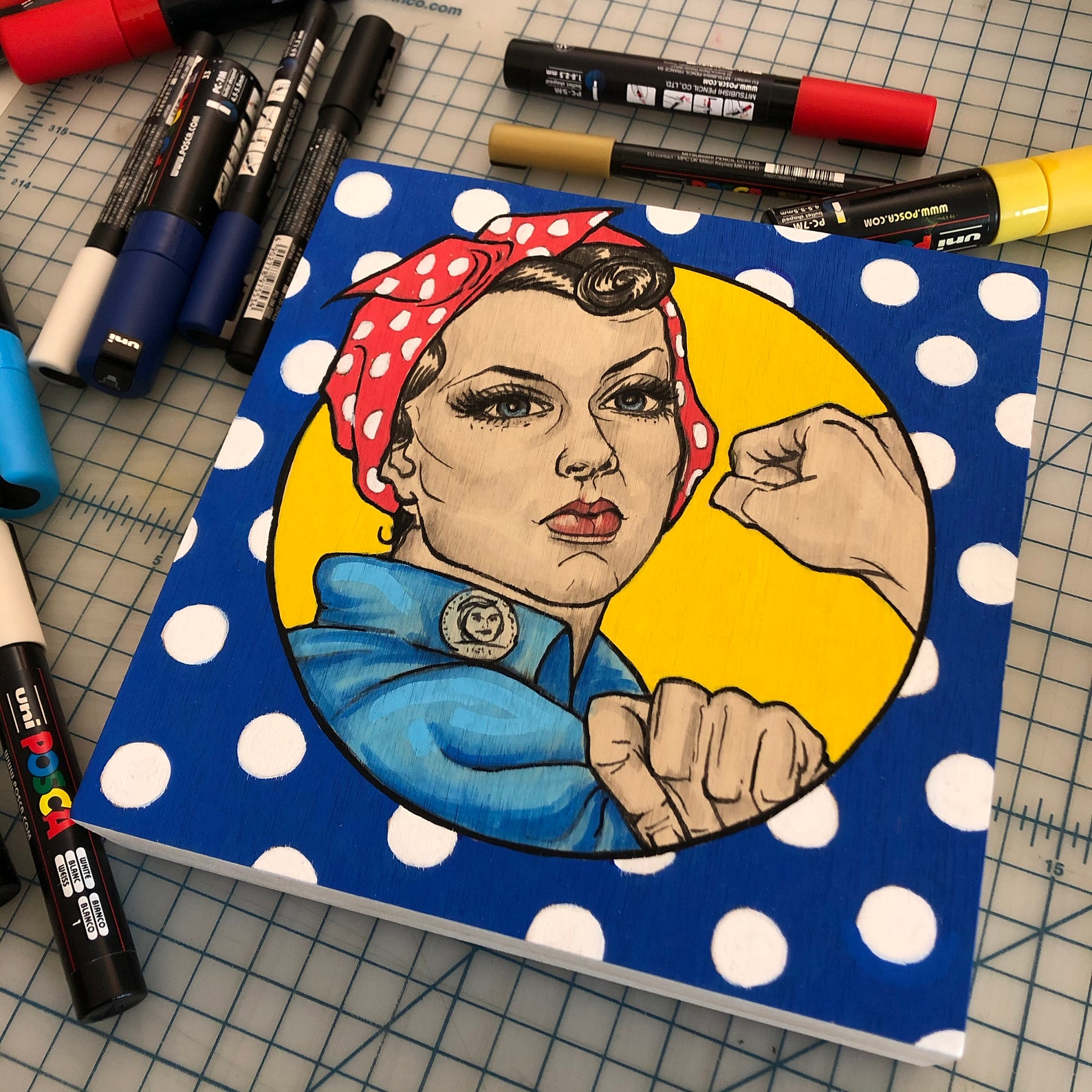 Rosie the Riveter Art Print - Etsy