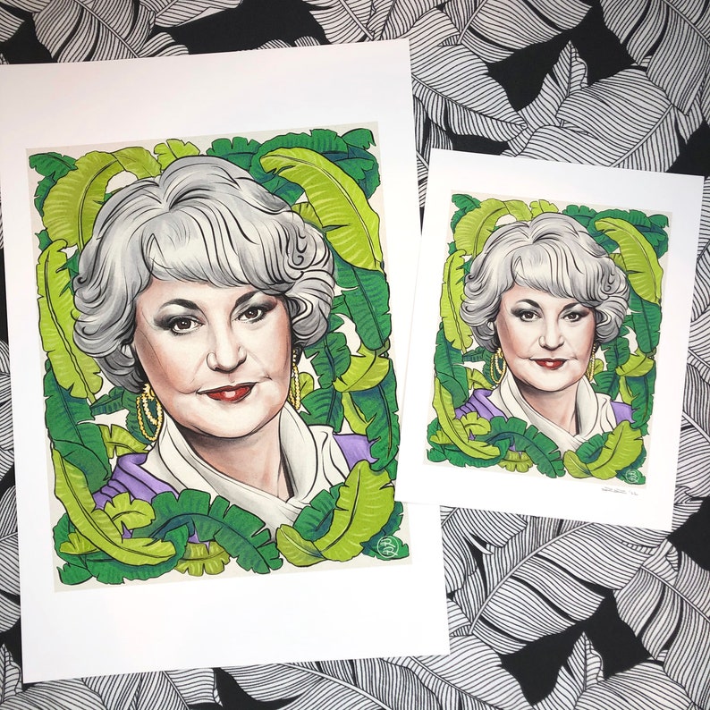 Bea Arthur Portrait Art Print - Etsy