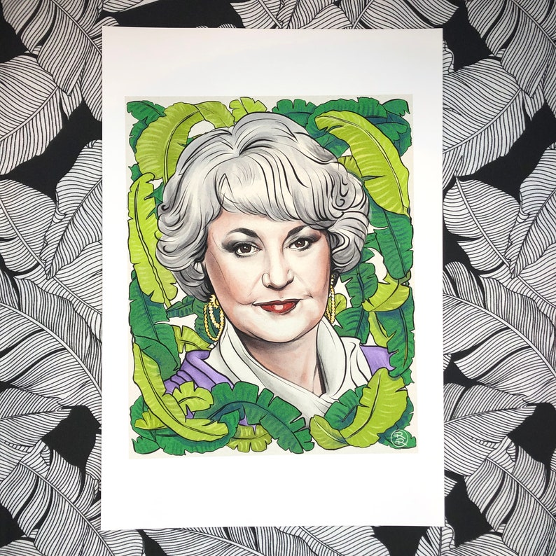 Bea Arthur Portrait Art Print - Etsy