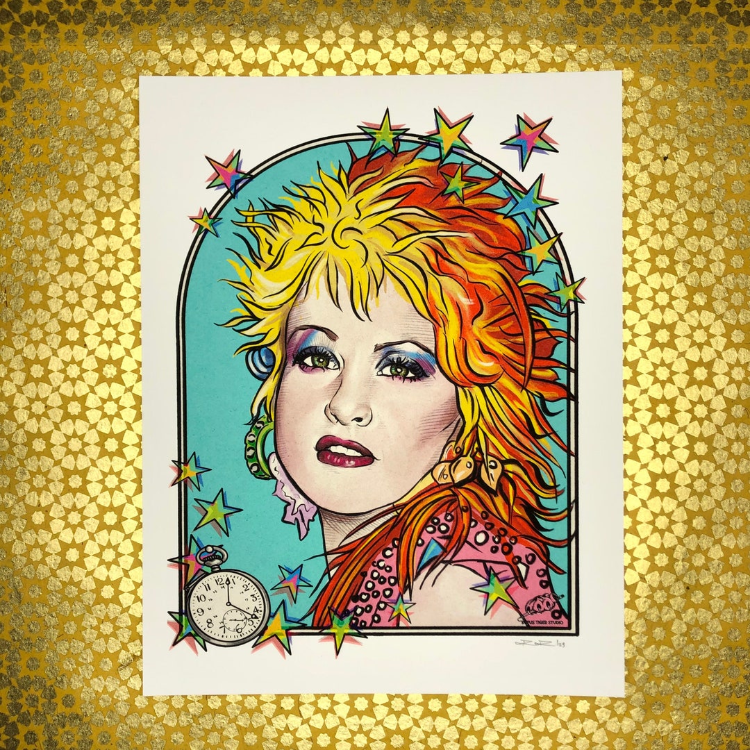 Cyndi Lauper Portrait Art Print - Etsy