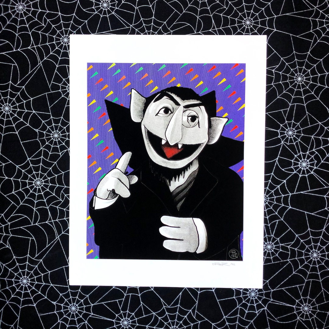 Count Von Count Portrait Art Print - Etsy