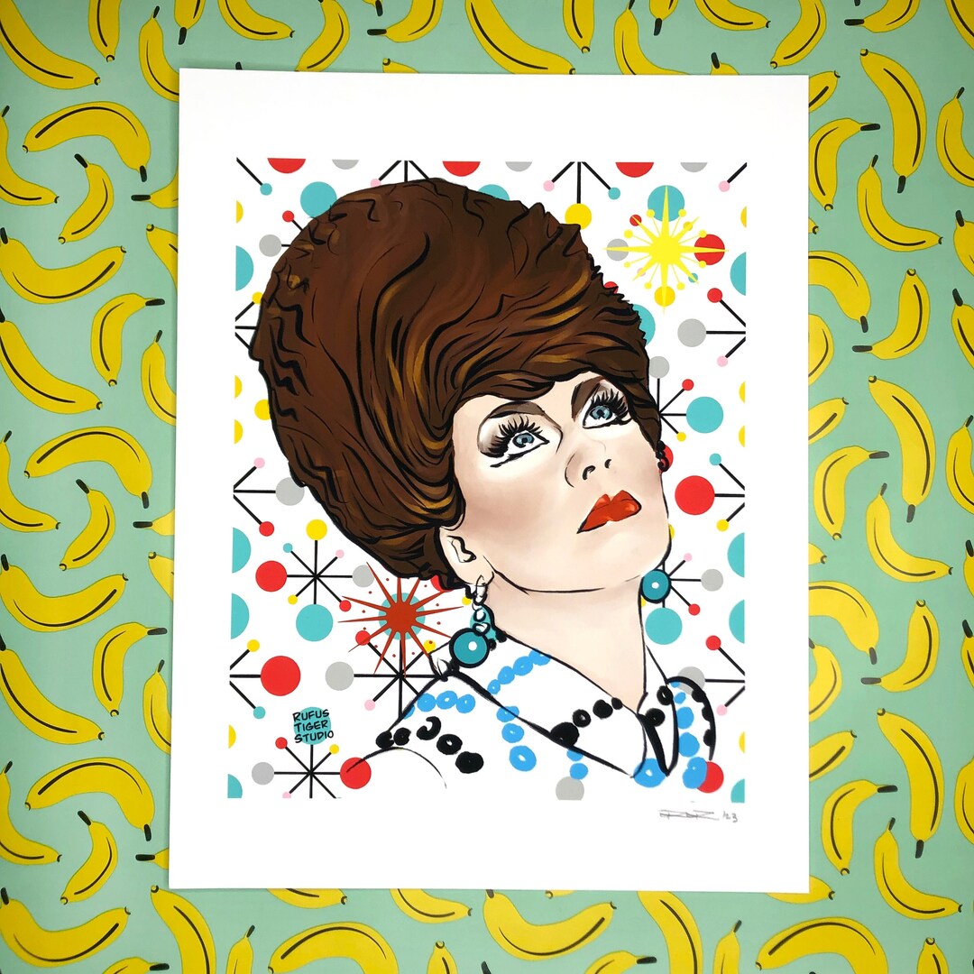 Kate Pierson of the B-52's Portrait Art Print - Etsy