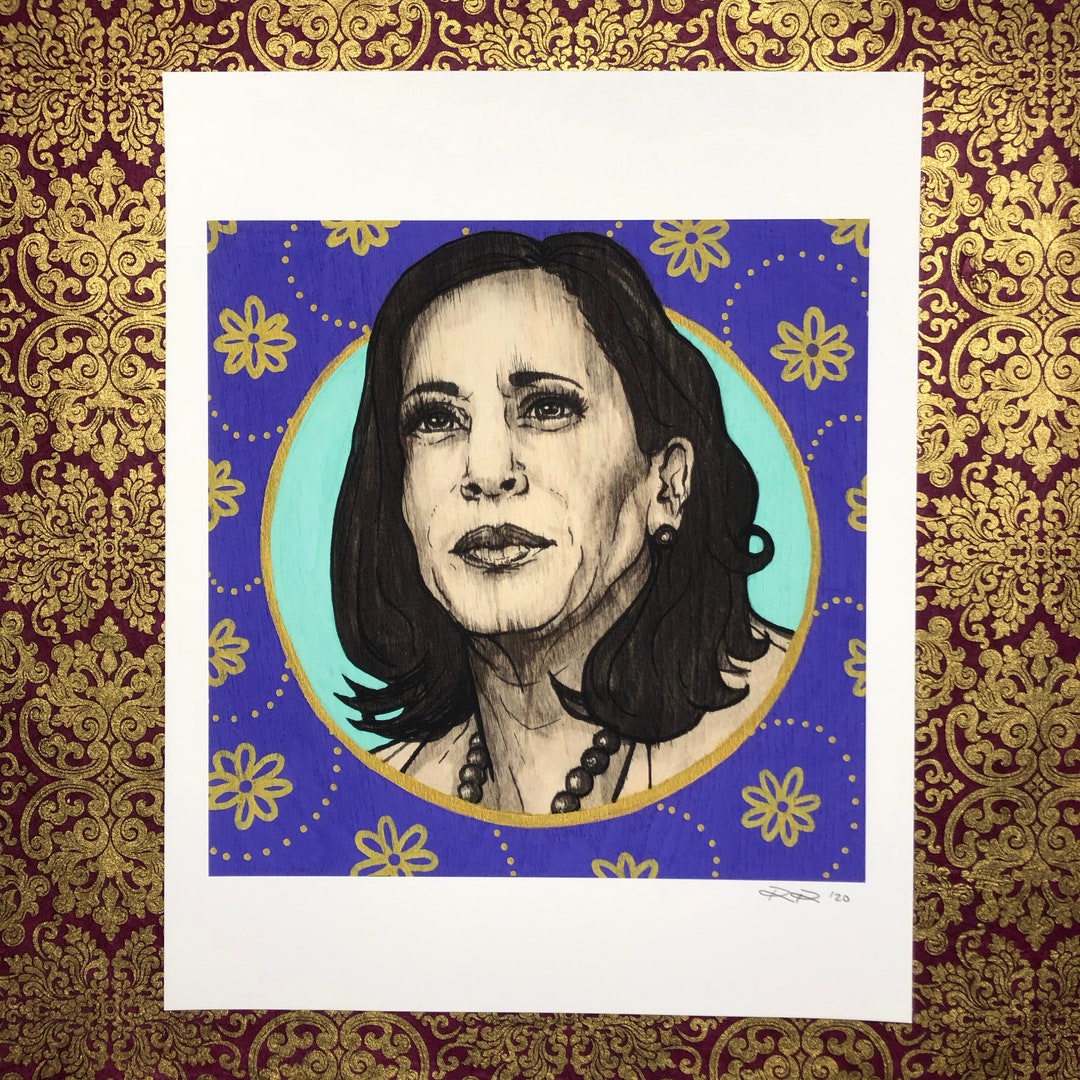 Kamala Harris Madam Vice President Art Print - Etsy