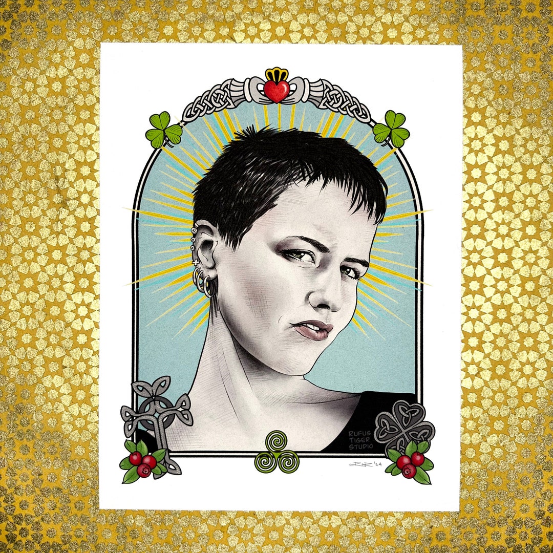 Dolores O'riordan Portrait Art Print - Etsy