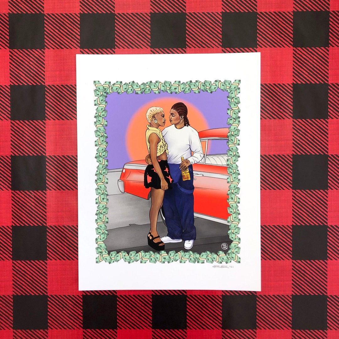 Cleo & Ursula : Set It off Art Print - Etsy