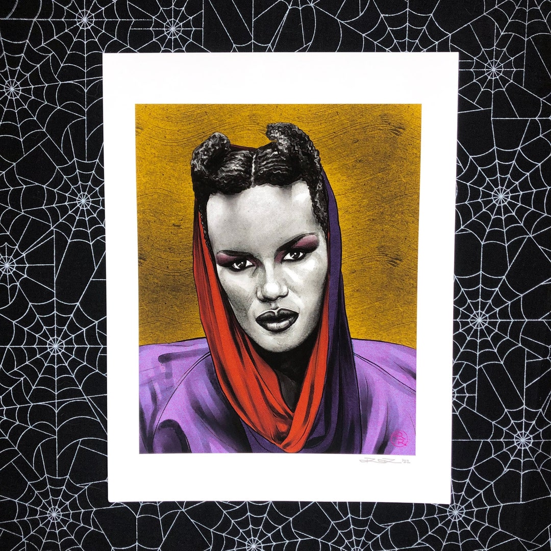 Grace Jones as May Day, Portrait Art Print - Etsy