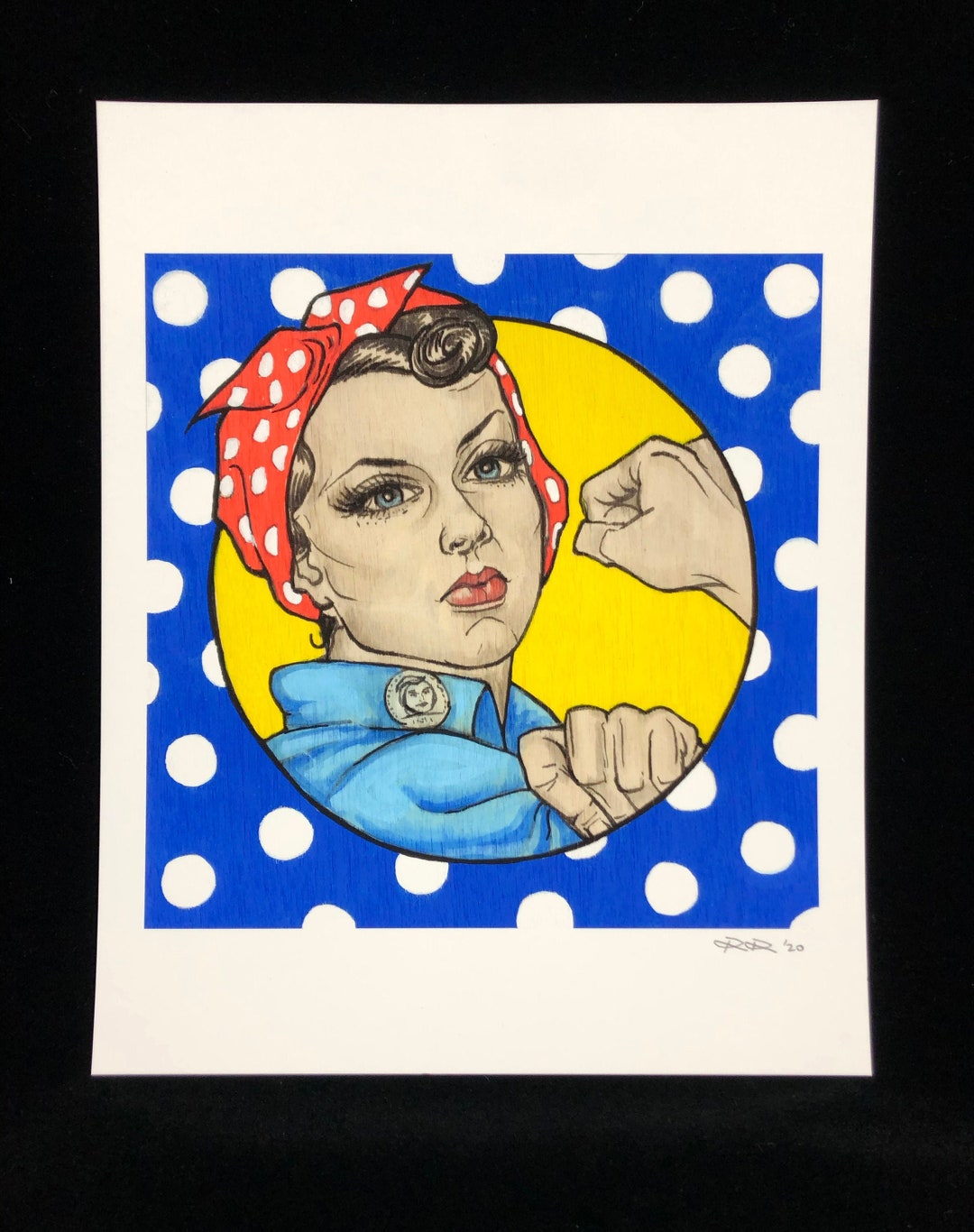 Rosie the Riveter Art Print - Etsy