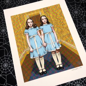 The Grady Sisters - the Twins - the Shining Art Print - Etsy