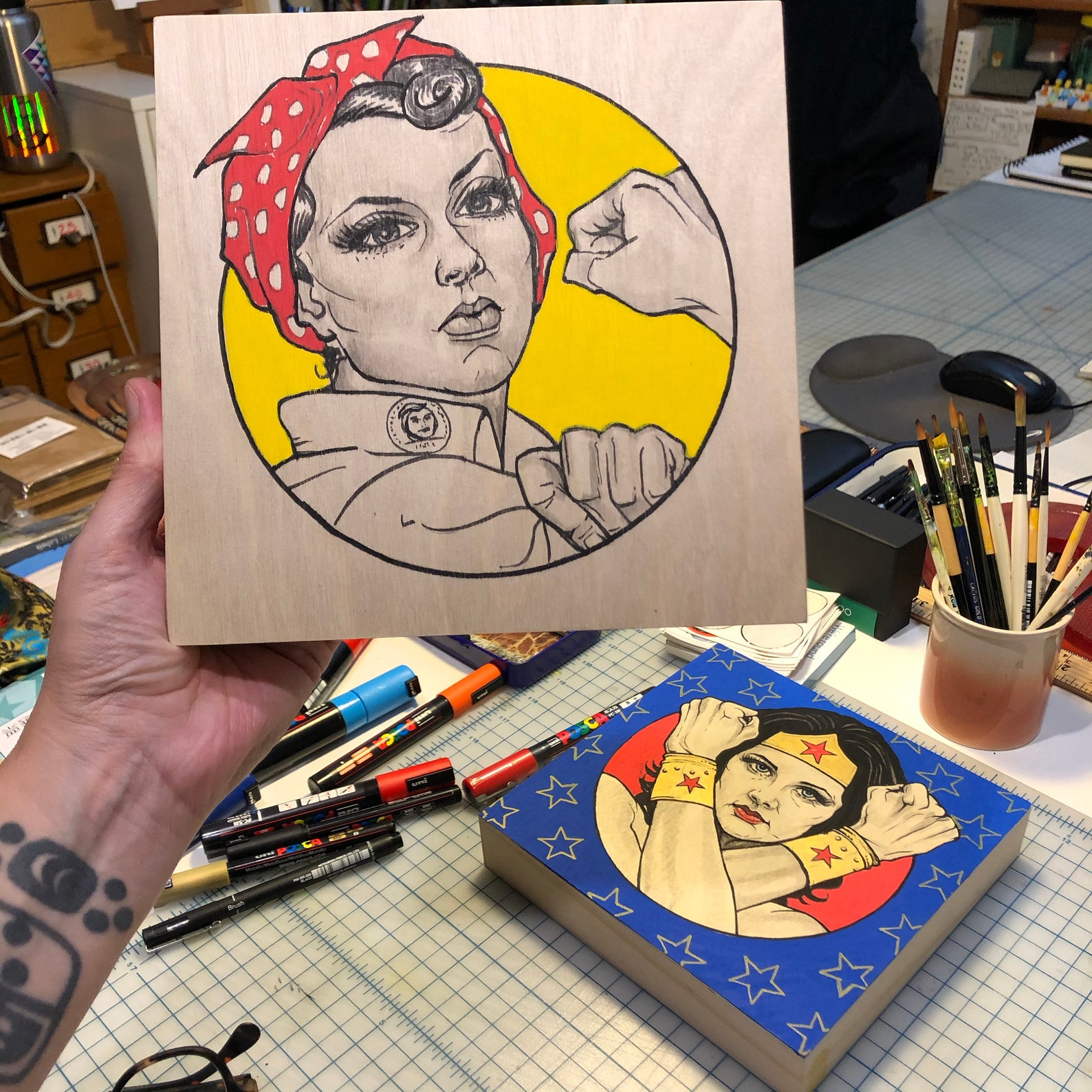 Rosie the Riveter Art Print - Etsy