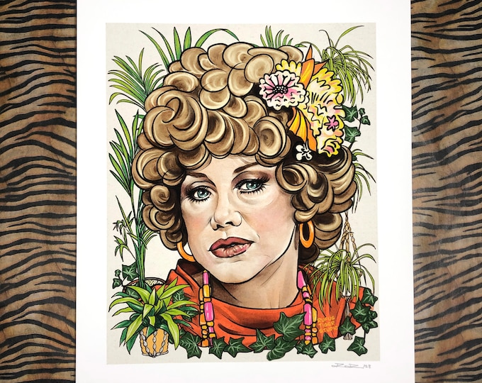 Mrs. Roper Portrait Art Print - Etsy