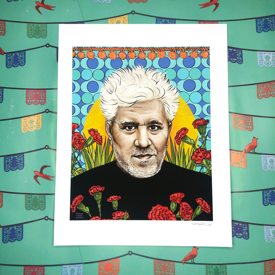 Pedro Almodóvar Portrait Art Print - Etsy