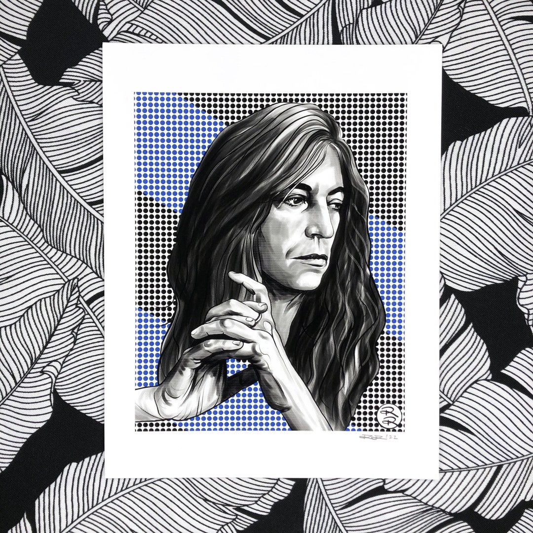 Patti Smith Portrait Art Print - Etsy