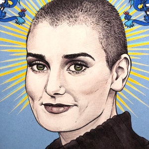 Sinead O'connor Portrait Art Print - Etsy