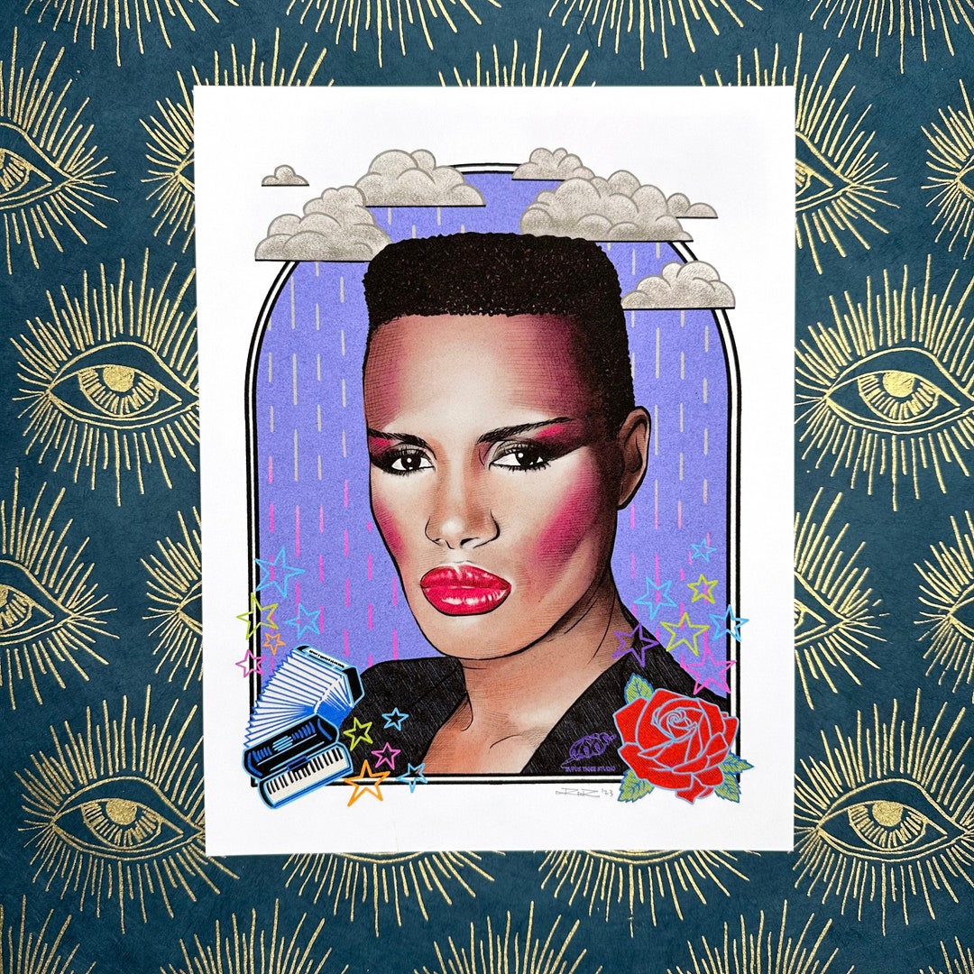 Grace Jones Portrait Art Print - Etsy