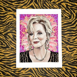 Jean Smart Deborah Vance Portrait Art Print - Etsy