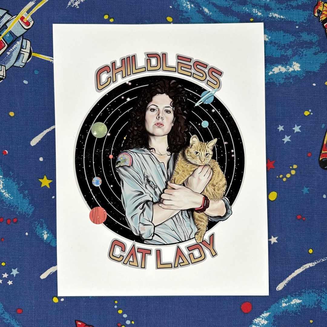 Childless Cat Lady: Sigourney Weaver as Ripley With Jonesy the Cat in ...