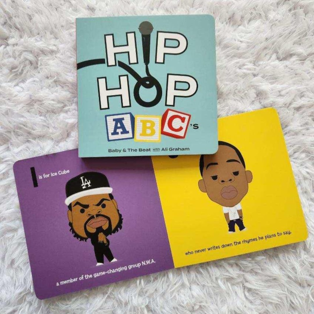 Hip Hop ABC Board Book: 90s Rap Icons for Babies & Toddlers - Etsy