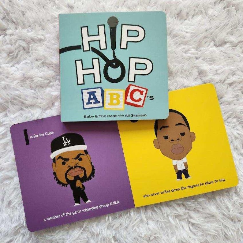 Hip Hop ABC Board Book: 90s Rap Icons for Babies & Toddlers - Etsy