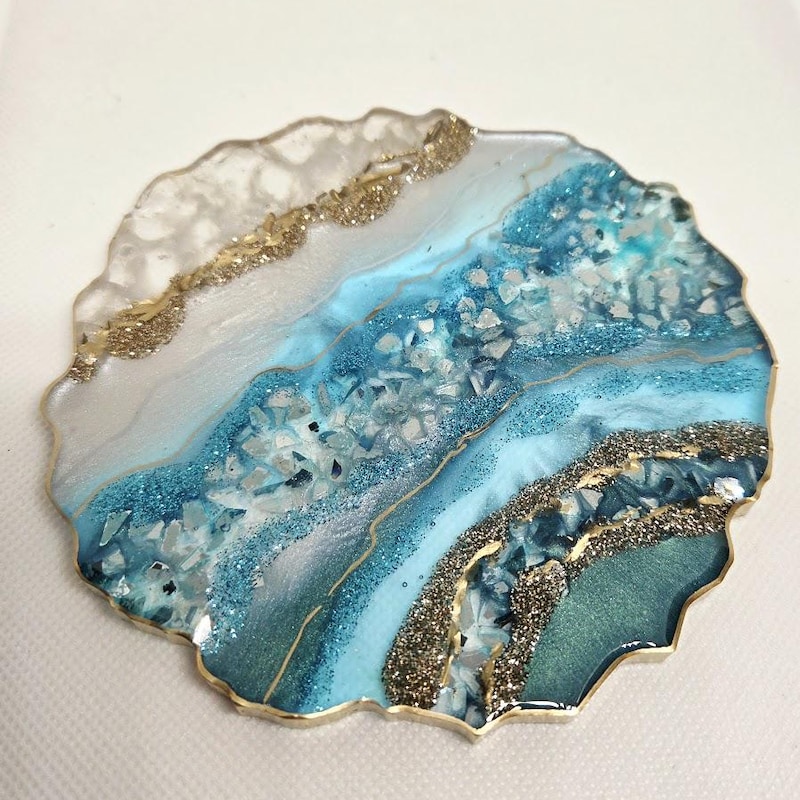 Geode Coasters - Etsy