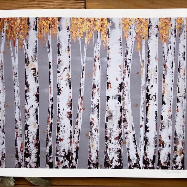 Aspen Tree Painting - Etsy