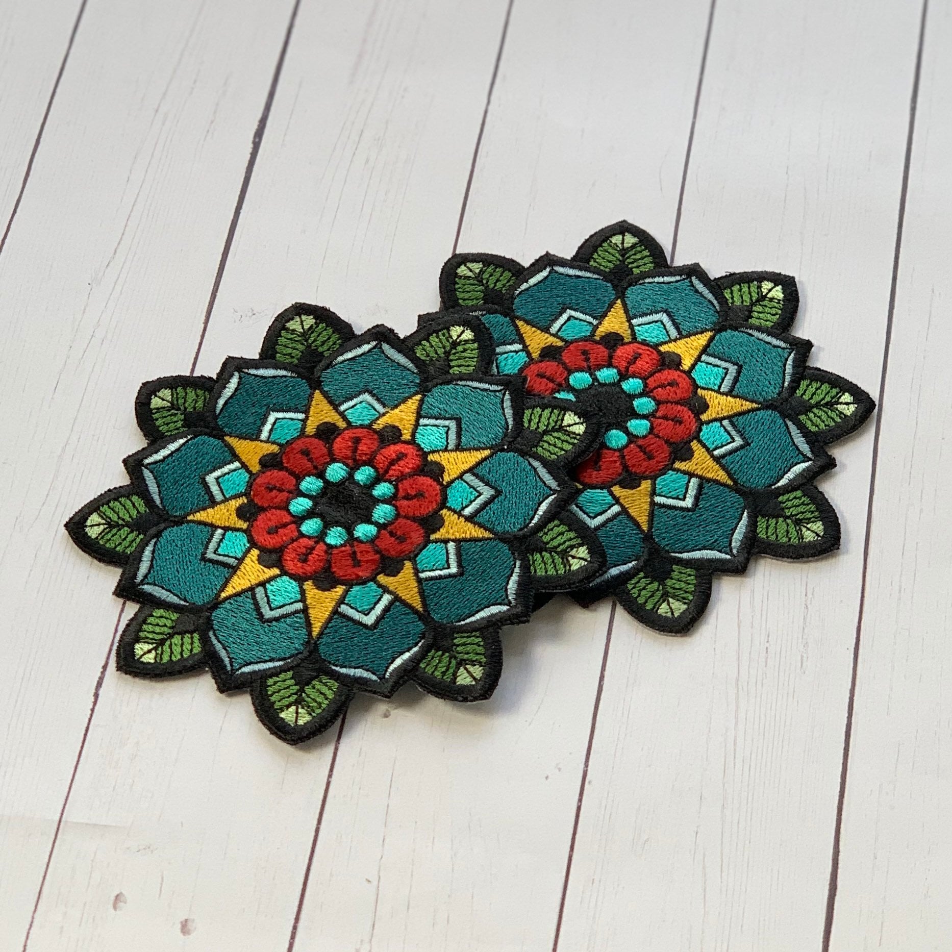 Traditional Mandala Patch | Etsy