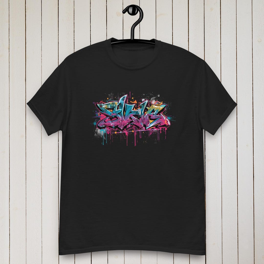 Graffiti Street Art T-shirt – Urban Hip Hop Spray Paint Tee - Etsy