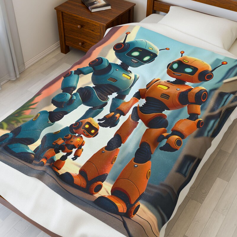 Robot Bedding - Etsy