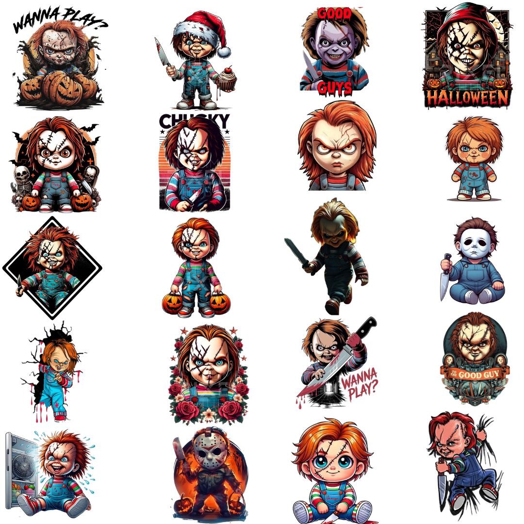 Scary Chucky Doll PNG: Halloween Horror Design (digital Download) - Etsy UK
