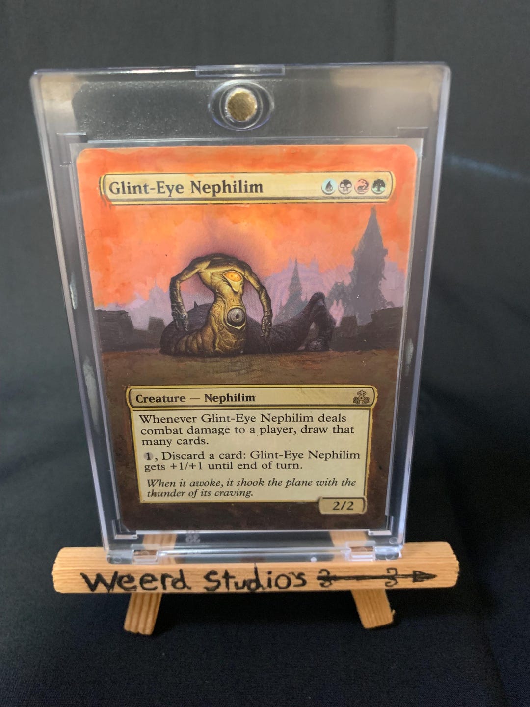 Mtg Glint Eye Nephilim Hand Painted Alter Border Extension - Etsy